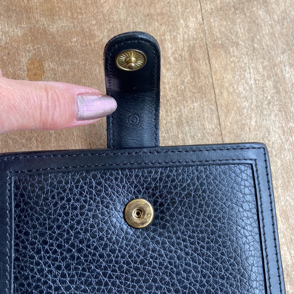 Rare Vintage Coach Sheridan Collection Bifold Tab Wal… - Gem